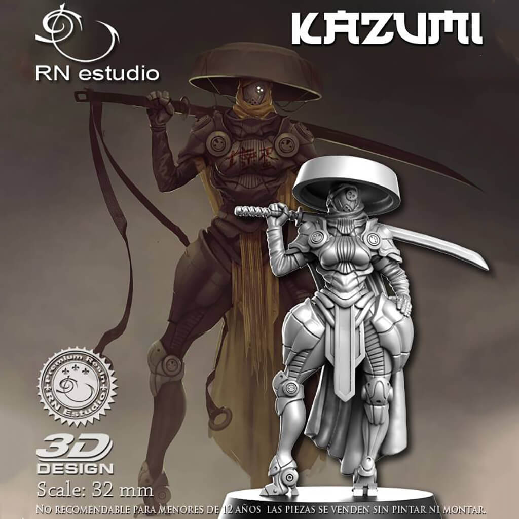 Kazumi Miniatures - 3D Print Model by Mai Son