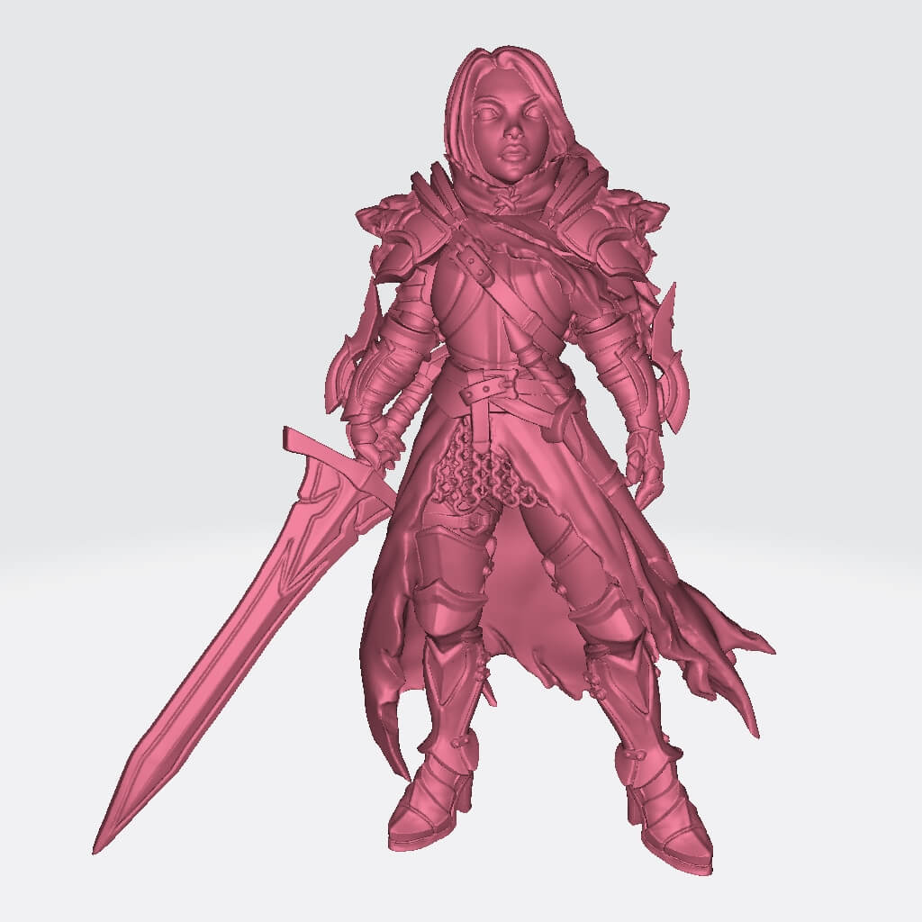 Lydia The Lioness Miniatures - 3D Model by Mai Son