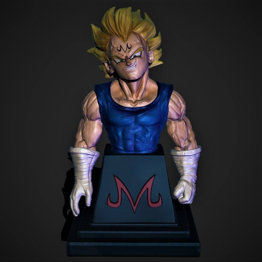 Majin Vegeta - 3D Print Model by Mai Son
