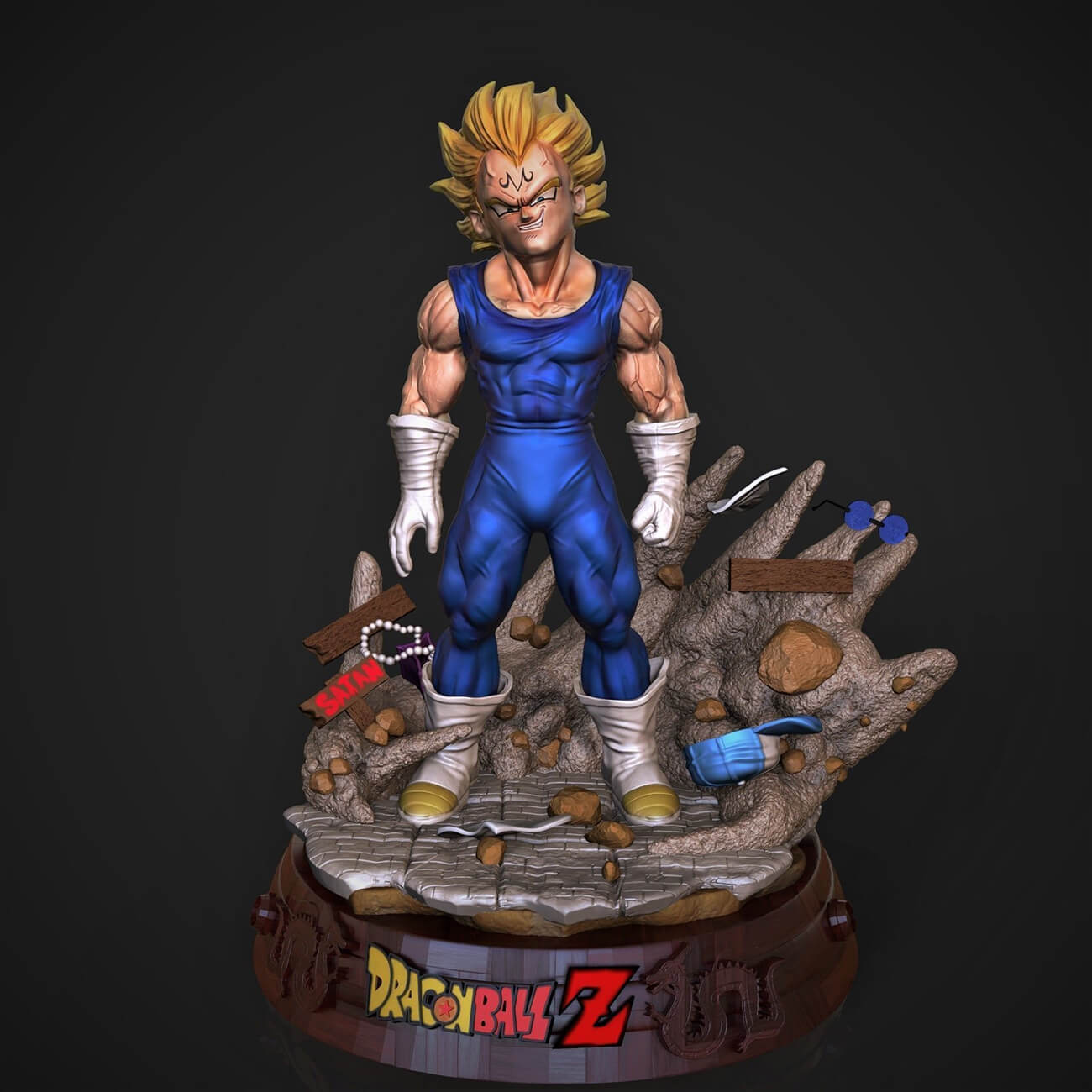 Majin Vegeta - 3D Print Model by Mai Son