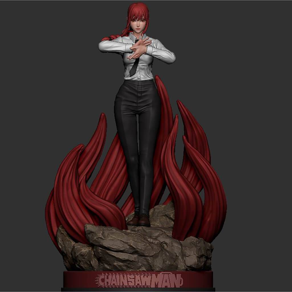 Makima From Chainsaw Man - 3D Model by Mai Son
