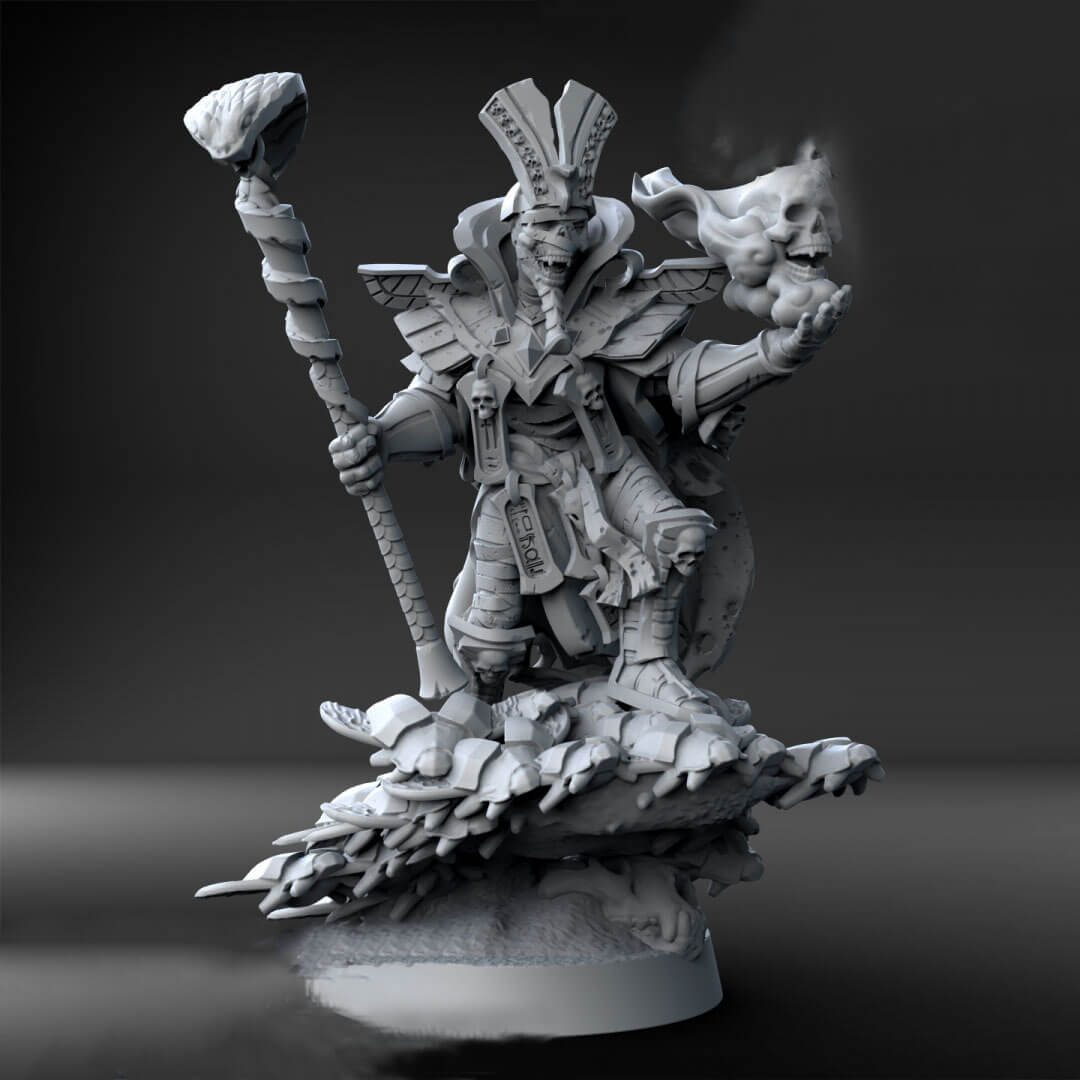 Mummy Lord Miniatures - 3D Model by Mai Son