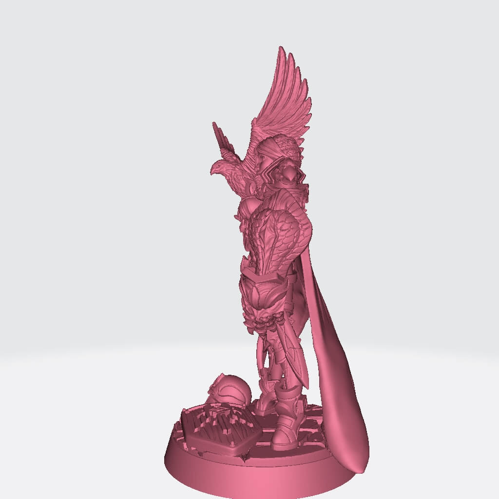 Nadia Female Falconer Miniatures - 3D Model by Mai Son