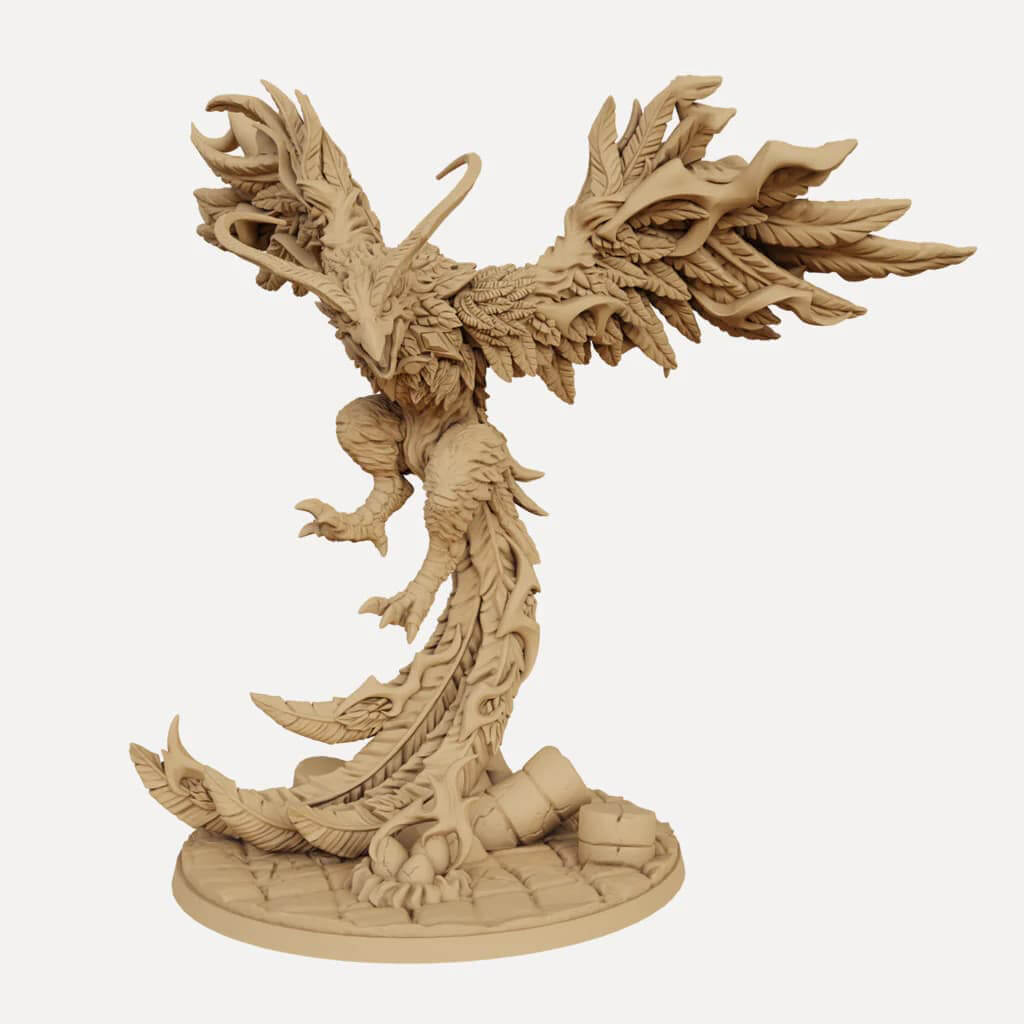 Phoenix Aarakocra Arcanix Miniatures - 3D Model by Mai Son
