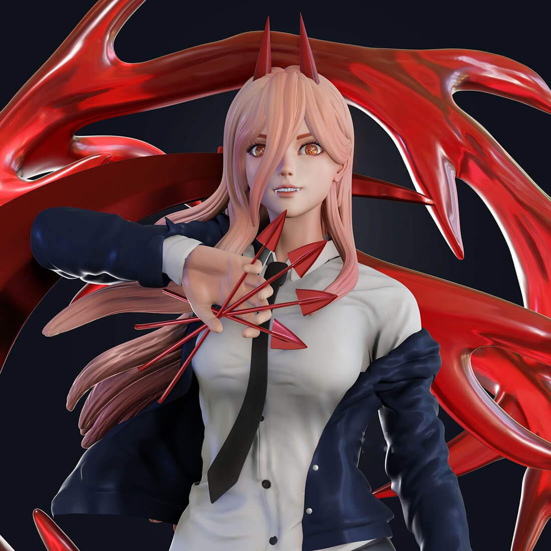 Power From Chainsaw Man - 3D Model by Mai Son