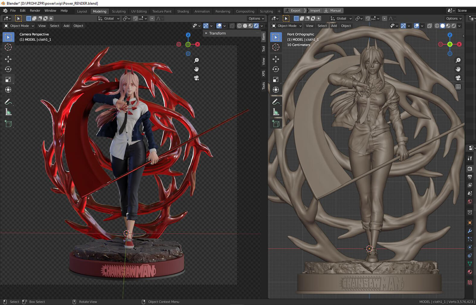 Power From Chainsaw Man - 3D Print Model by Mai Son