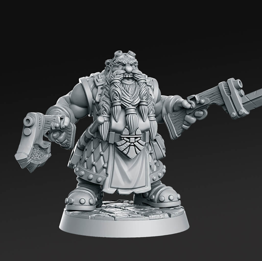 Rangir Thunderclap Miniatures - 3D Print Model by Mai Son