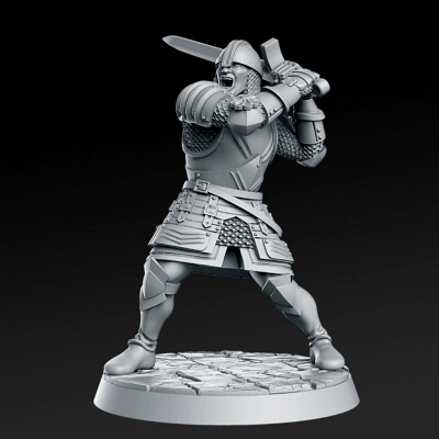 Rodrick El Cid Miniatures - 3D Model by Mai Son