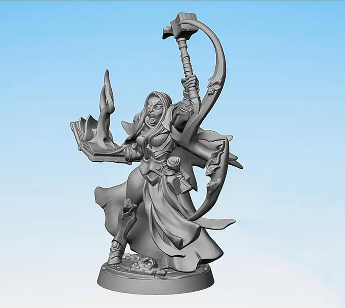 Talya The Hammer Miniatures - 3D Print Model by Mai Son