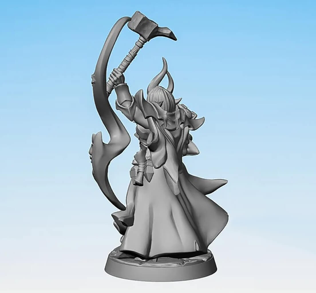 Talya The Hammer Miniatures - 3D Print Model by Mai Son