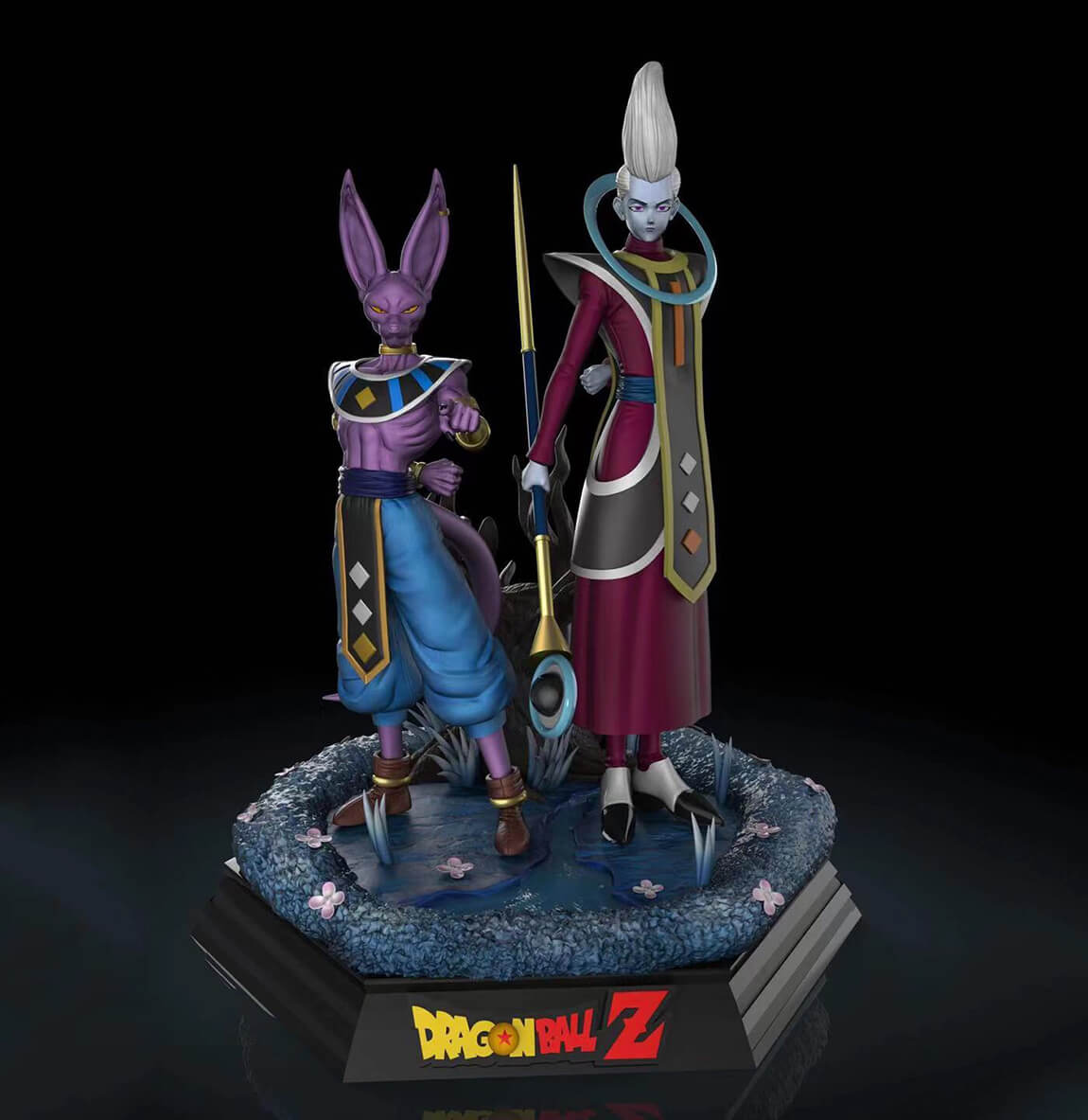Transcendent Studios - Beerus & Whis Dragon Ball 3D Model by Mai Son