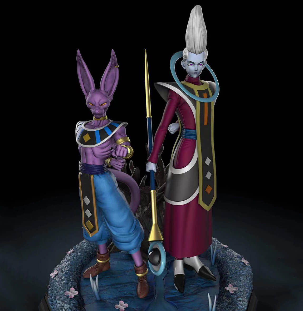 Transcendent Studios - Beerus & Whis Dragon Ball 3D Model by Mai Son