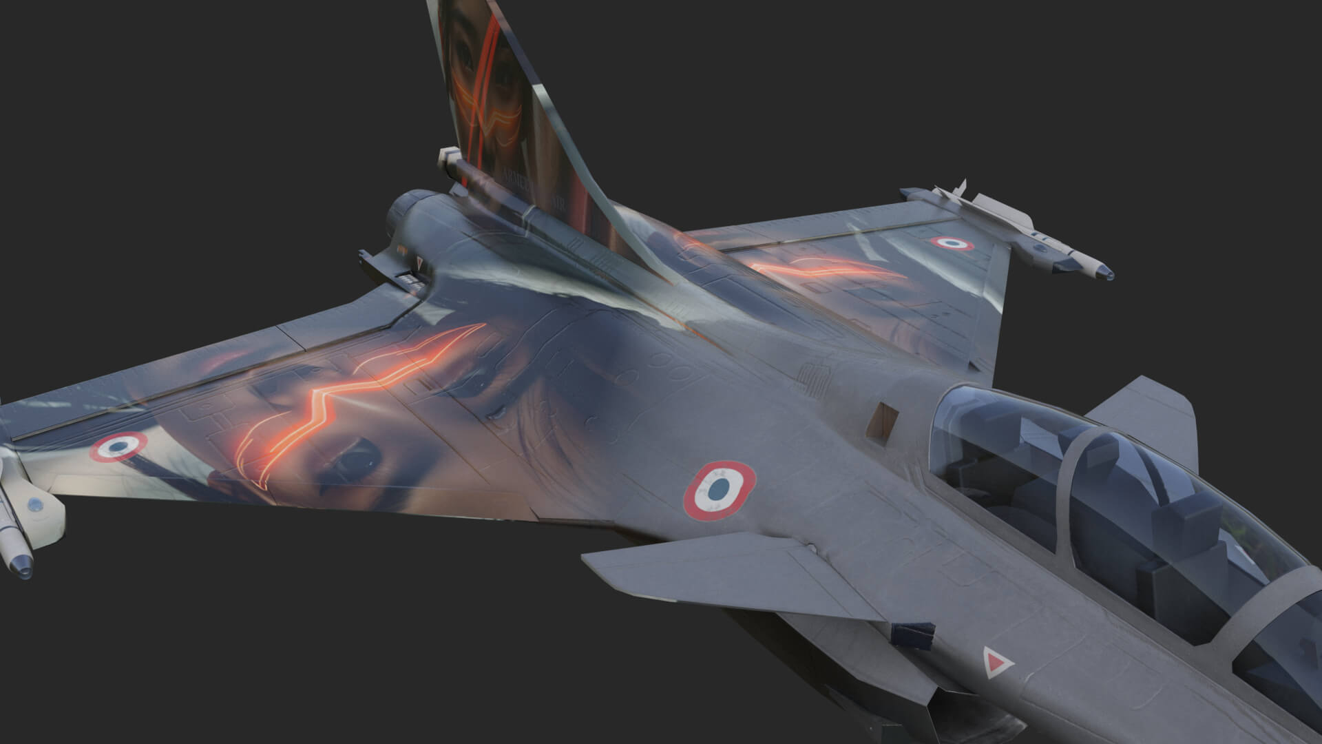 Aircraft Rafaele B Angel 111 Low Poly - 3D Model by Mak21