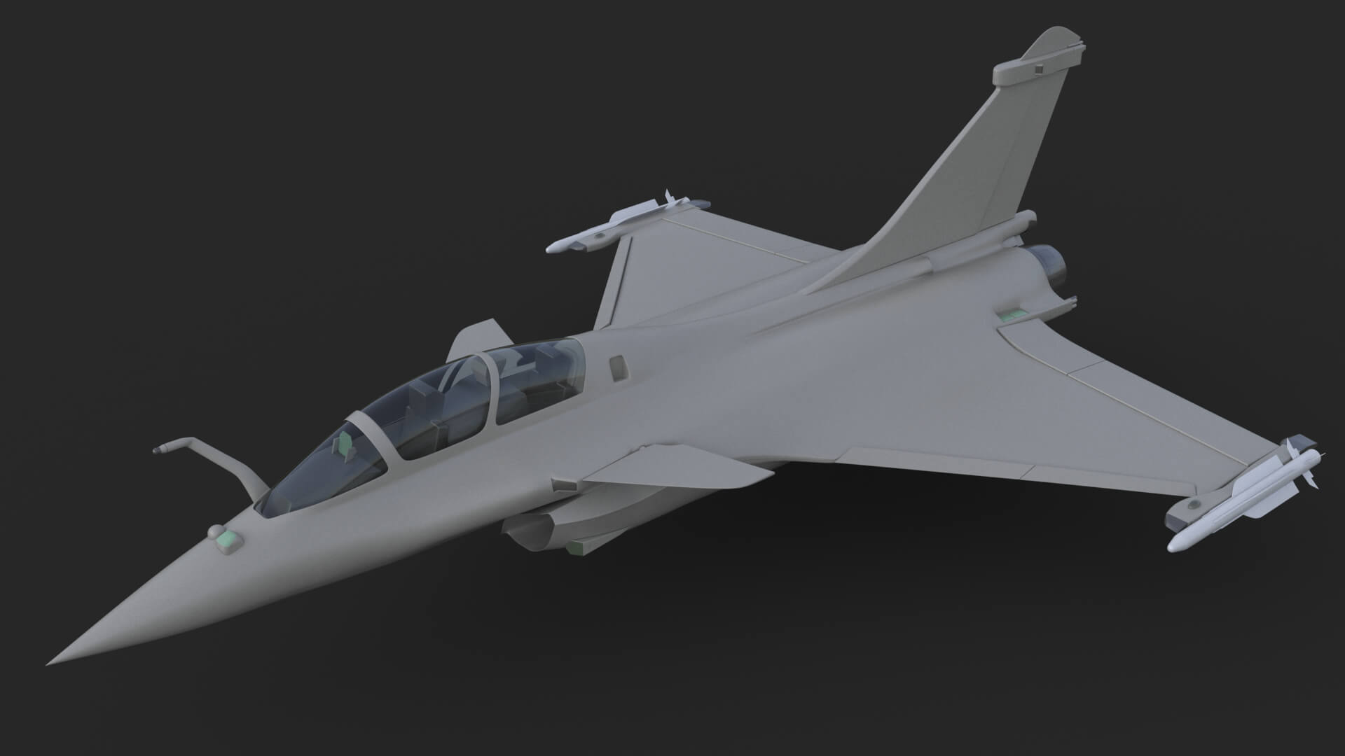 Aircraft Rafaele B Fly Clay - 3D Model by Mak21