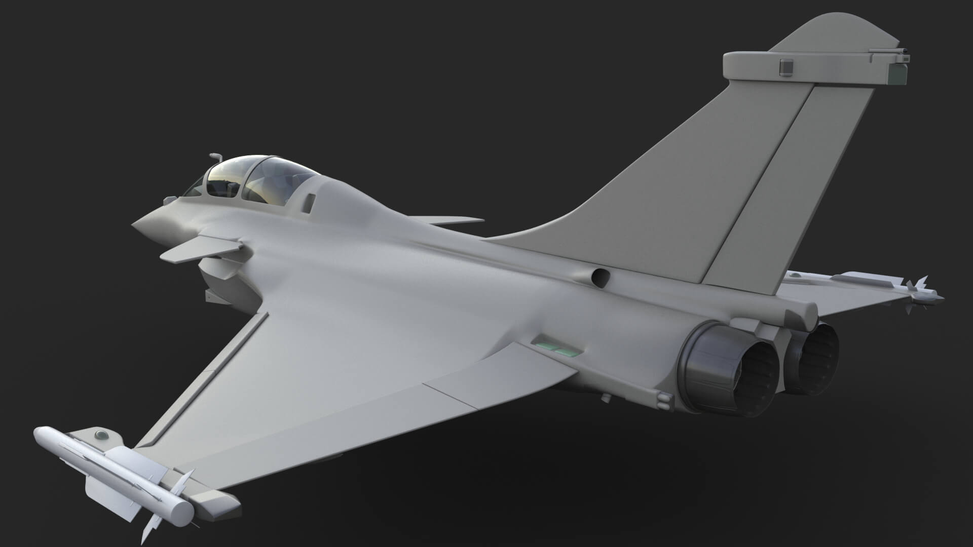 Aircraft Rafaele B Clay - 3D Model by Mak21