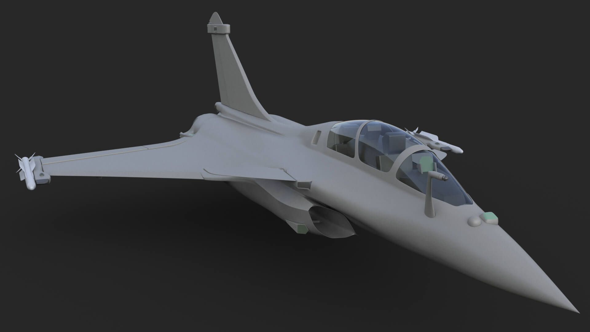 Aircraft Rafaele B Fly Clay - 3D Model by Mak21