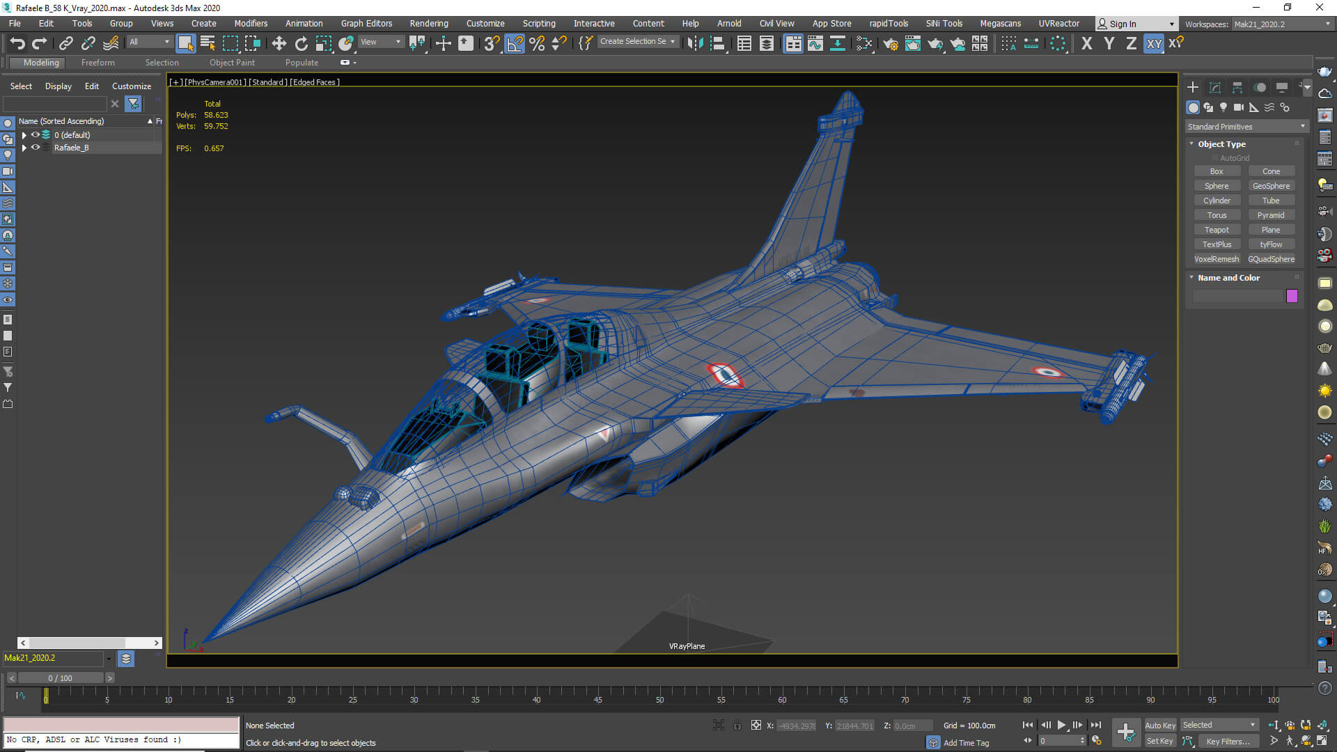 Aircraft Rafaele B Fly Low Poly - 3D Model by Mak21
