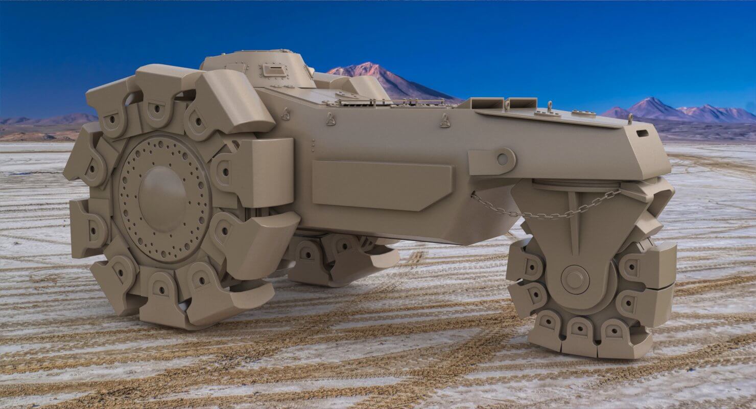 Alkett VsKfz 617 Minenrumer - 3D Model by Mak21