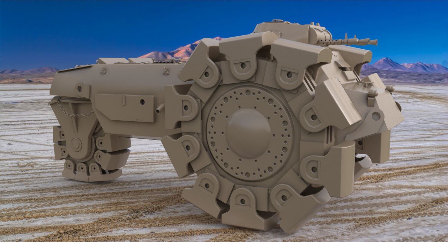 Alkett VsKfz 617 Minenrumer - 3D Model by Mak21