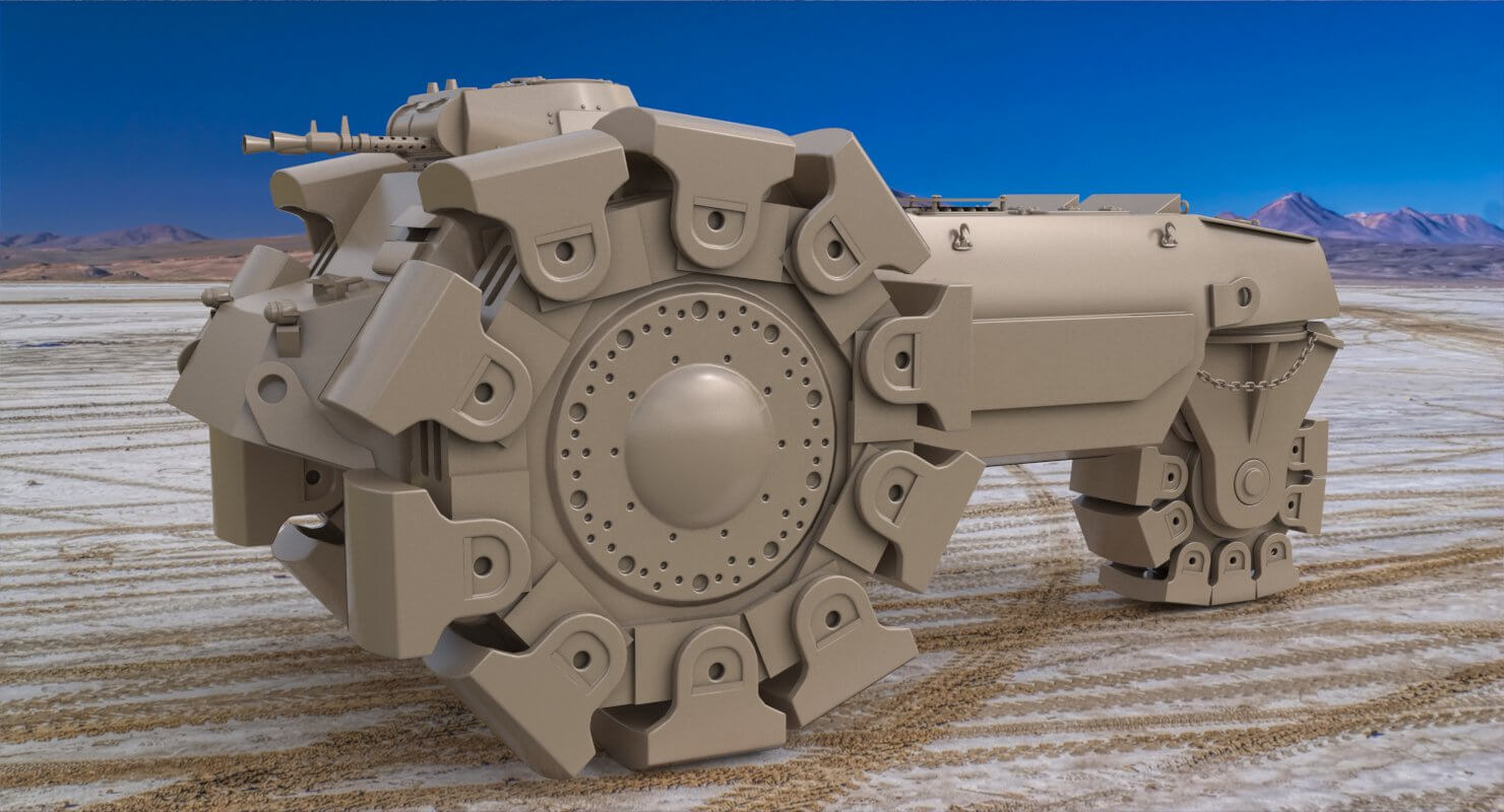 Alkett VsKfz 617 Minenrumer - 3D Model by Mak21