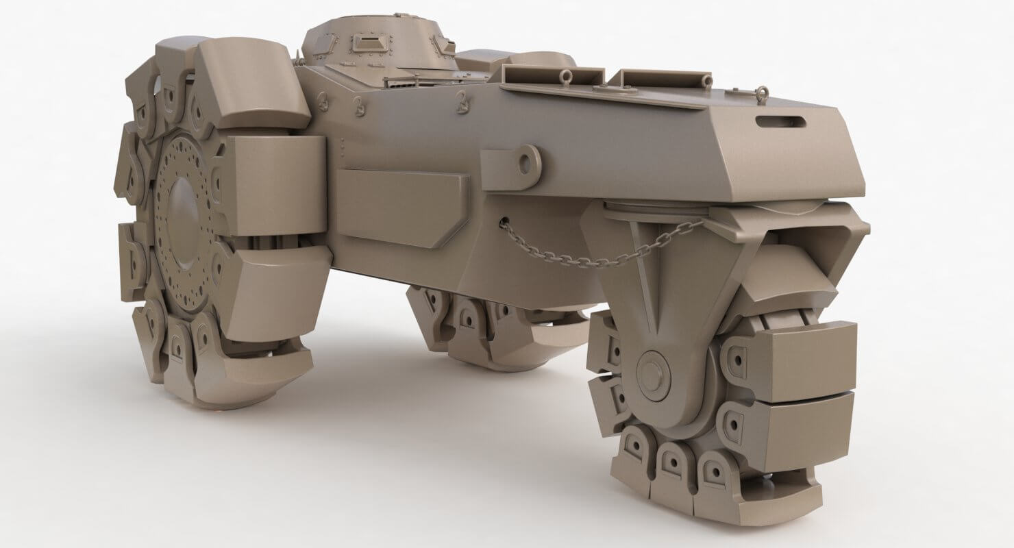 Alkett VsKfz 617 Minenrumer - 3D Model by Mak21