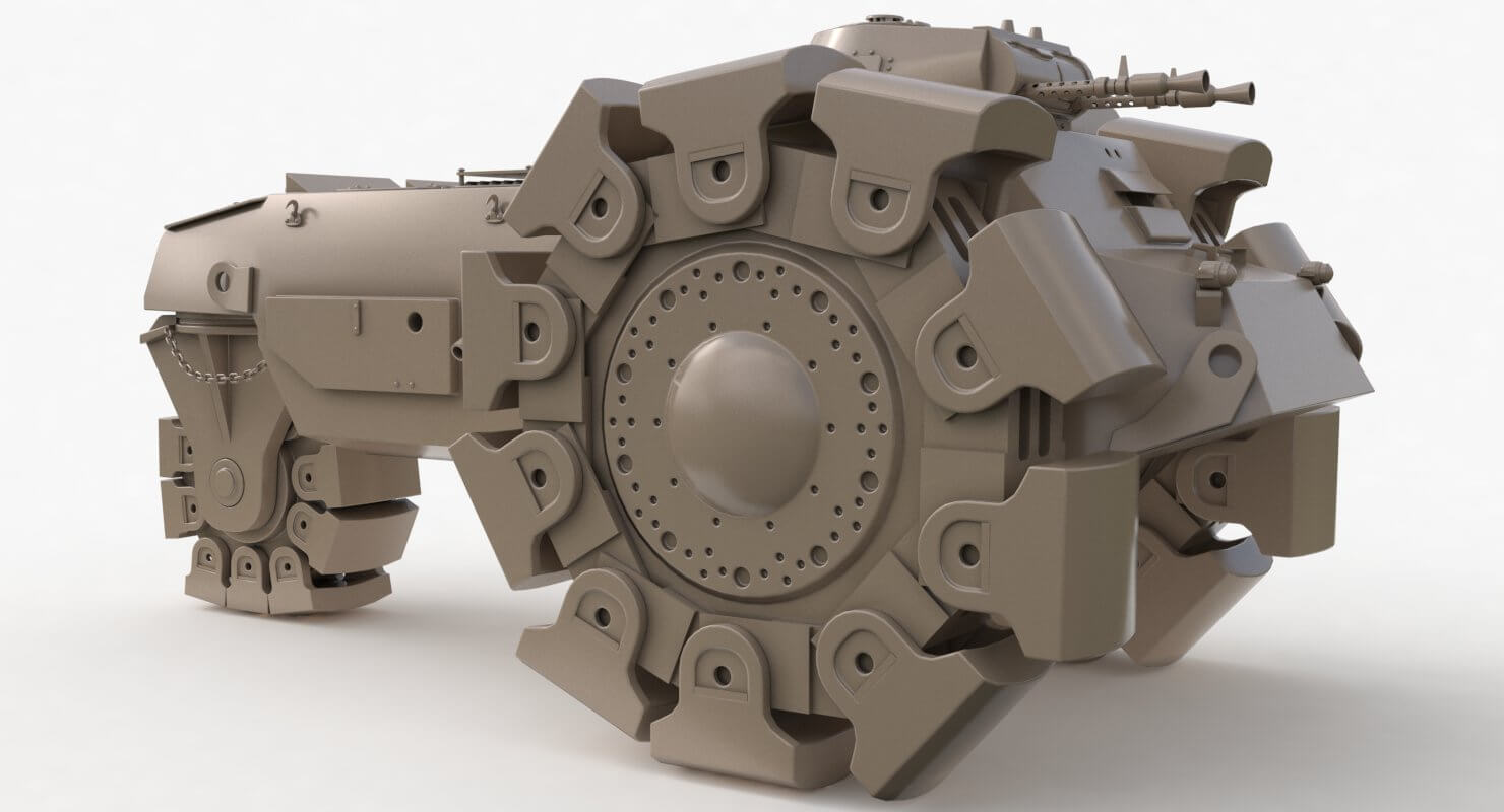 Alkett VsKfz 617 Minenrumer - 3D Model by Mak21