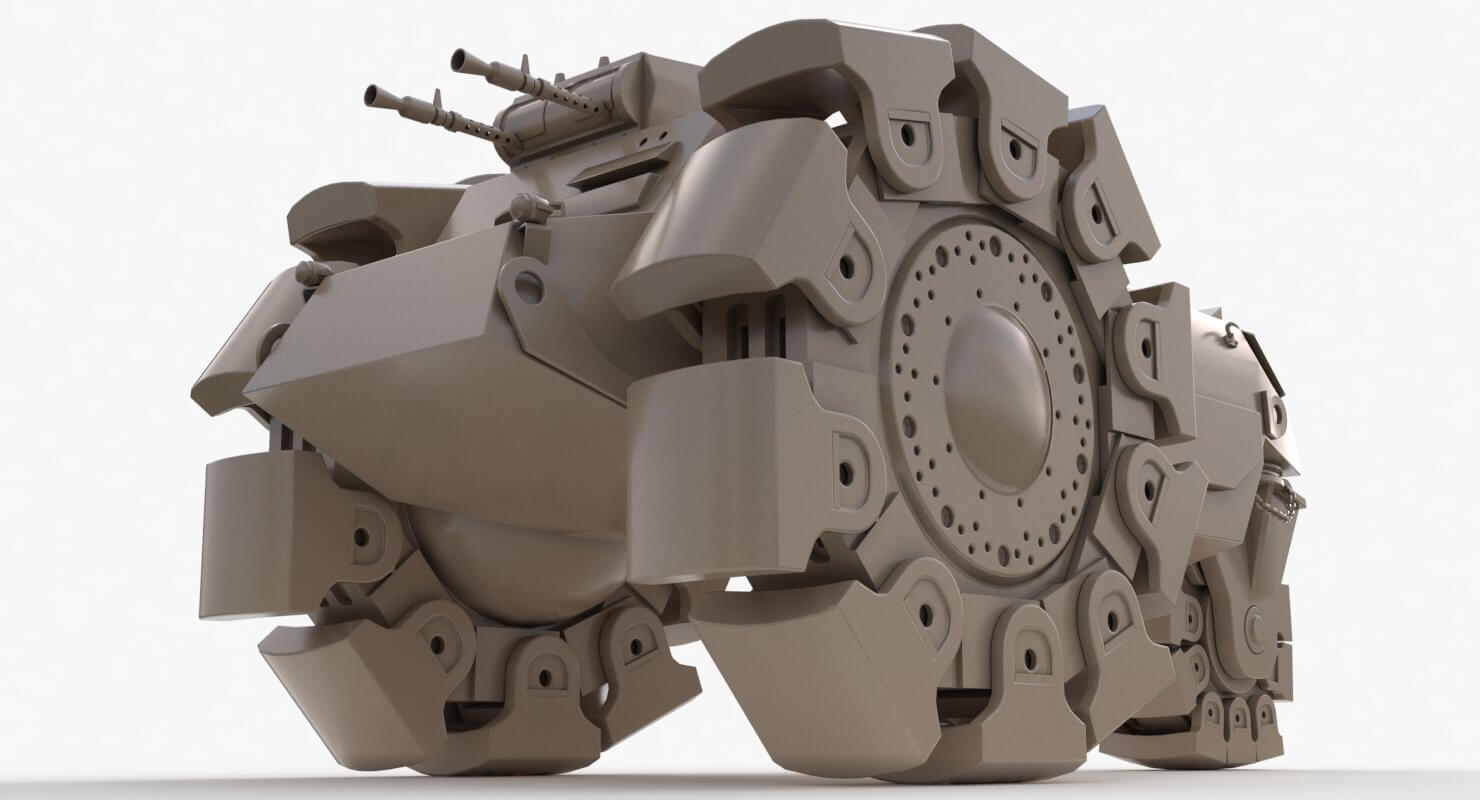 Alkett VsKfz 617 Minenrumer - 3D Model by Mak21