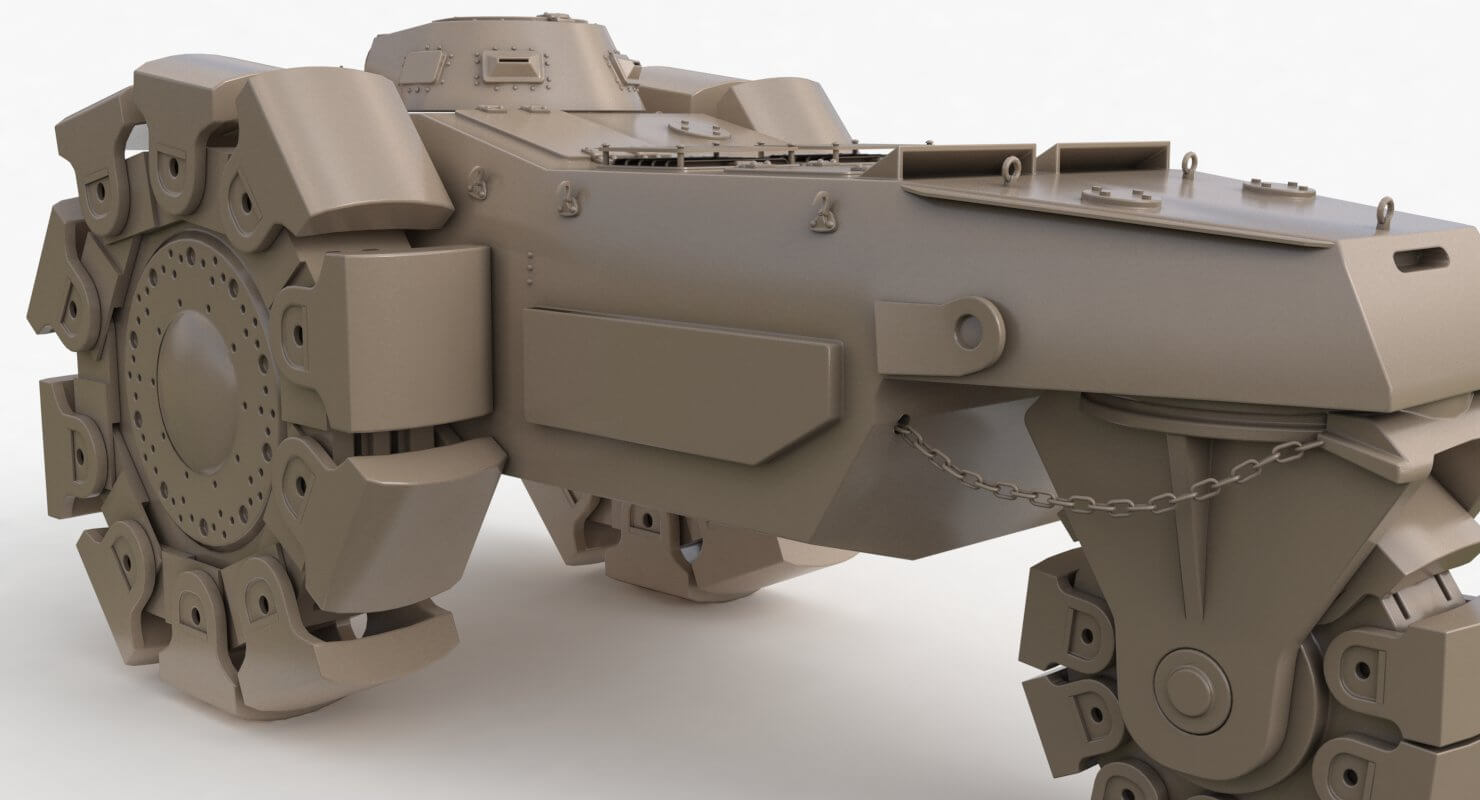 Alkett VsKfz 617 Minenrumer - 3D Model by Mak21