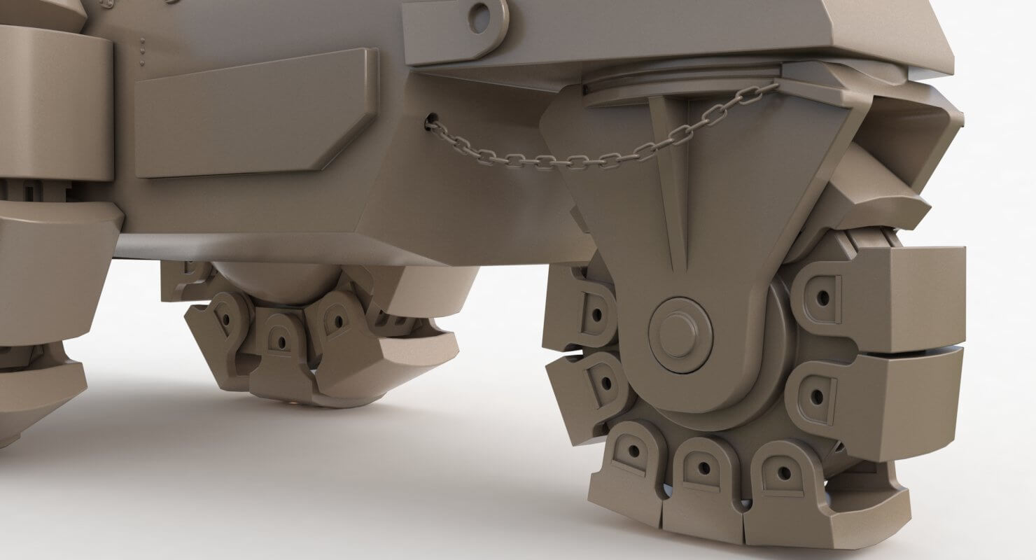 Alkett VsKfz 617 Minenrumer - 3D Model by Mak21