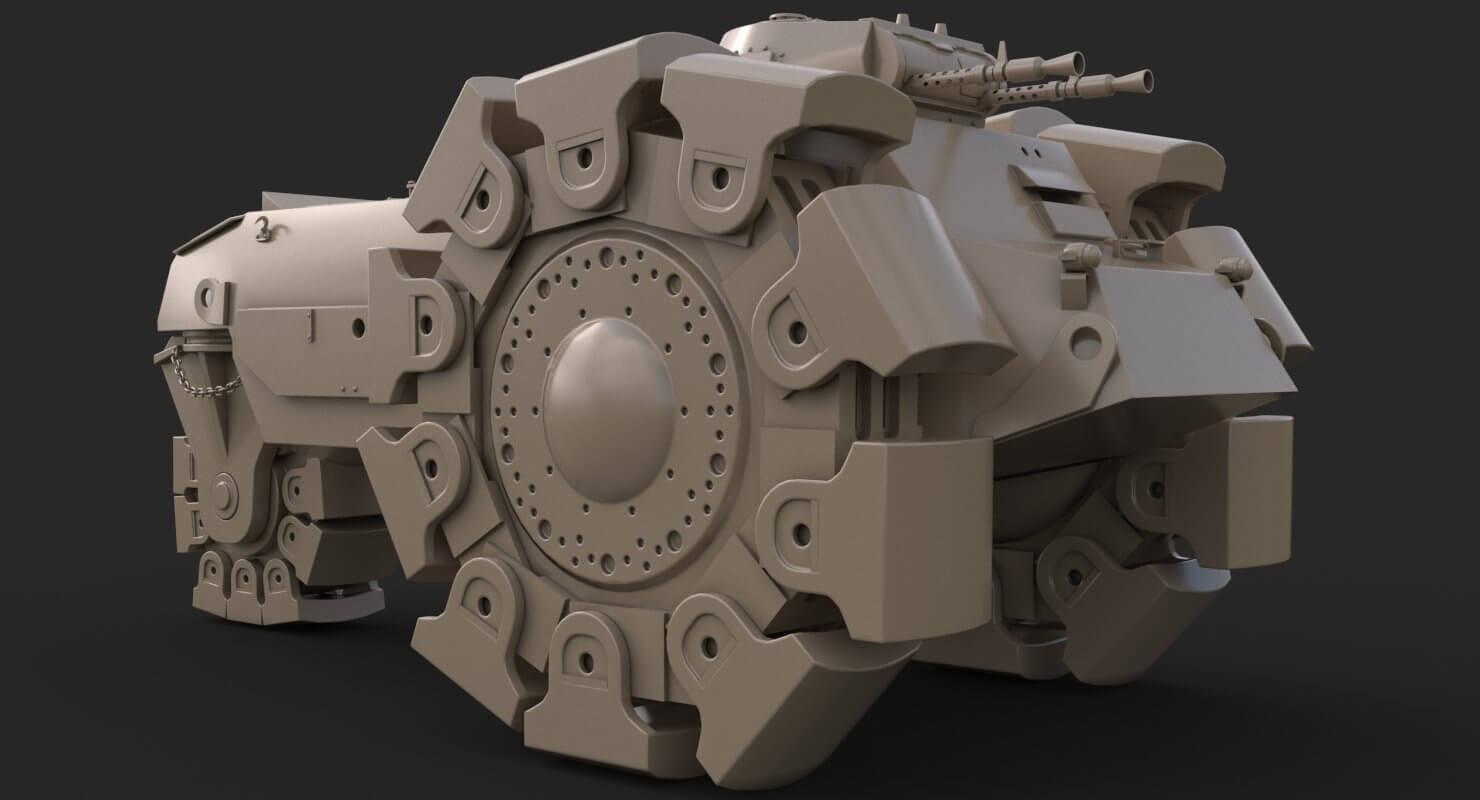 Alkett VsKfz 617 Minenrumer - 3D Model by Mak21