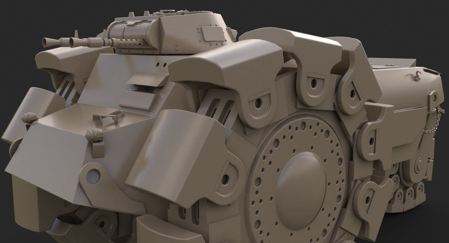 Alkett VsKfz 617 Minenrumer - 3D Model by Mak21