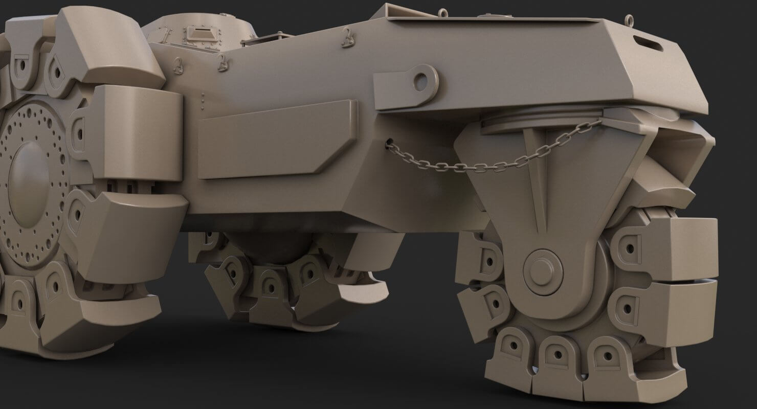 Alkett VsKfz 617 Minenrumer - 3D Model by Mak21