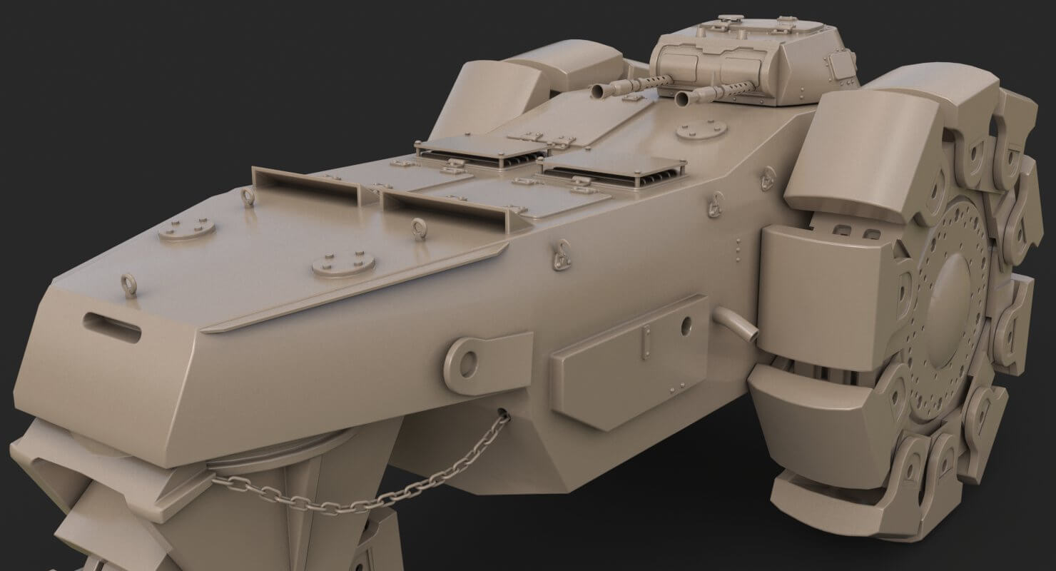 Alkett VsKfz 617 Minenrumer - 3D Model by Mak21