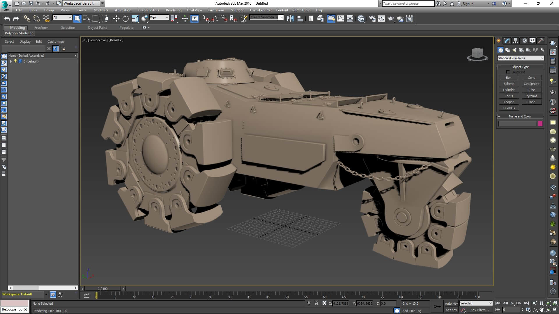 Alkett VsKfz 617 Minenrumer - 3D Model by Mak21