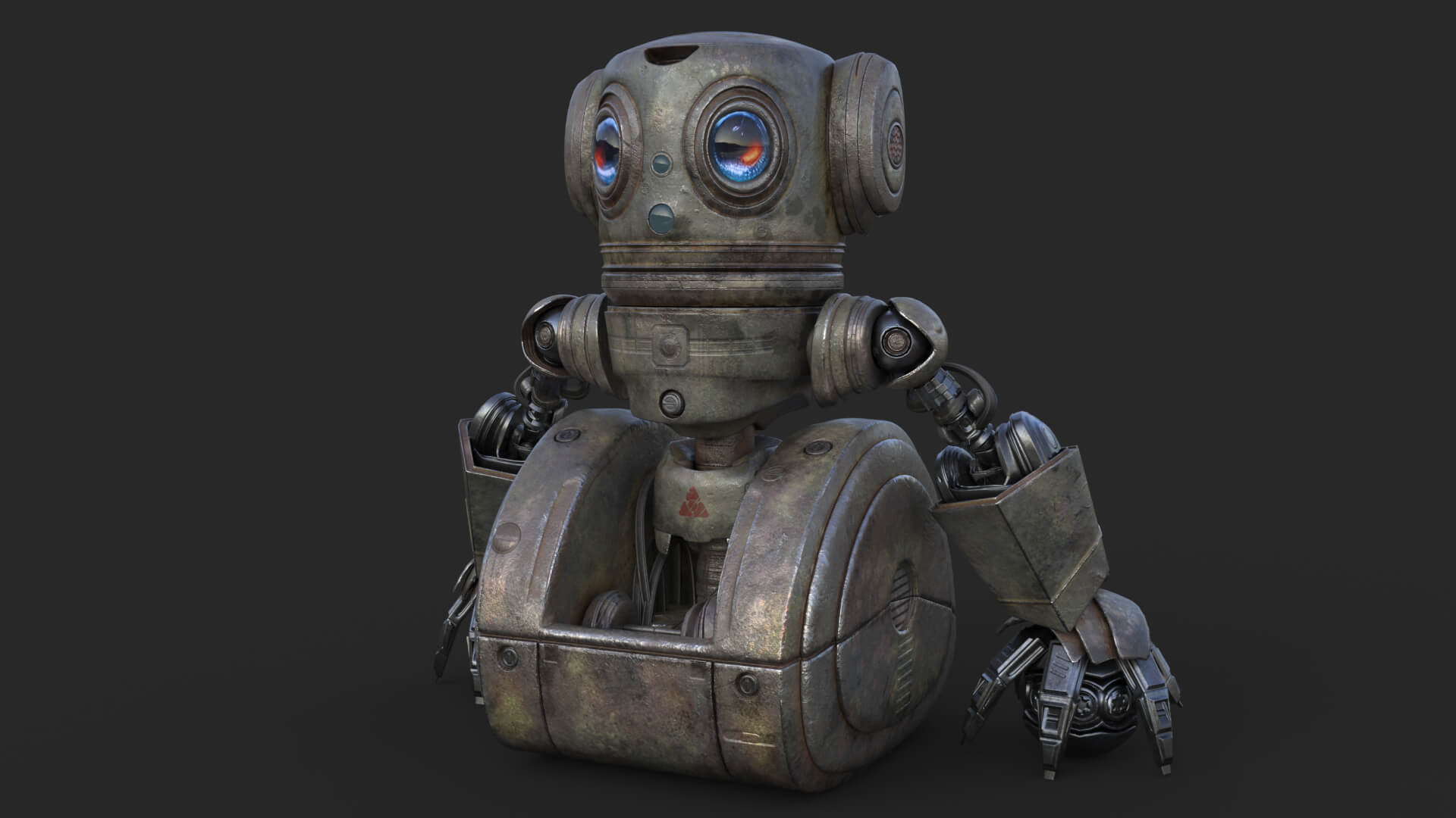 Cute Robot AI - 3D Model by Mak21
