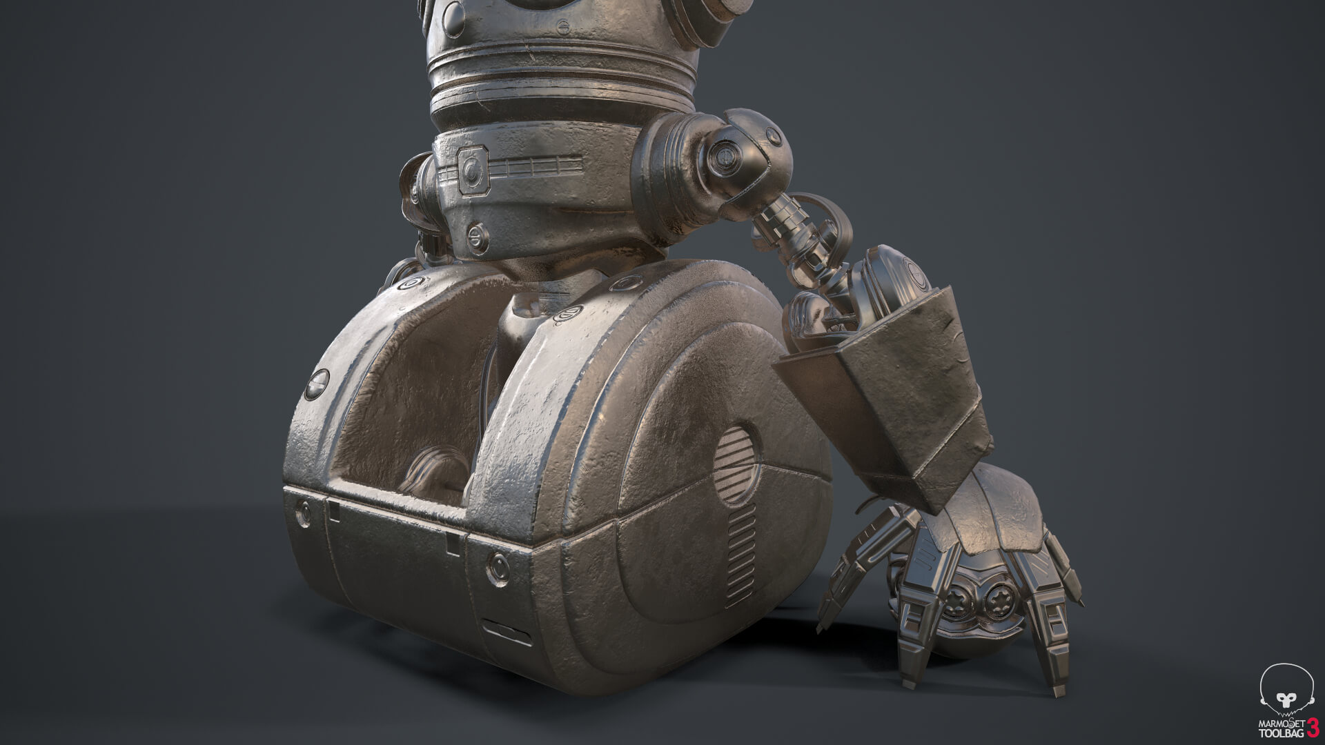 Cute Robot Clay AI - 3D Model by Mak21