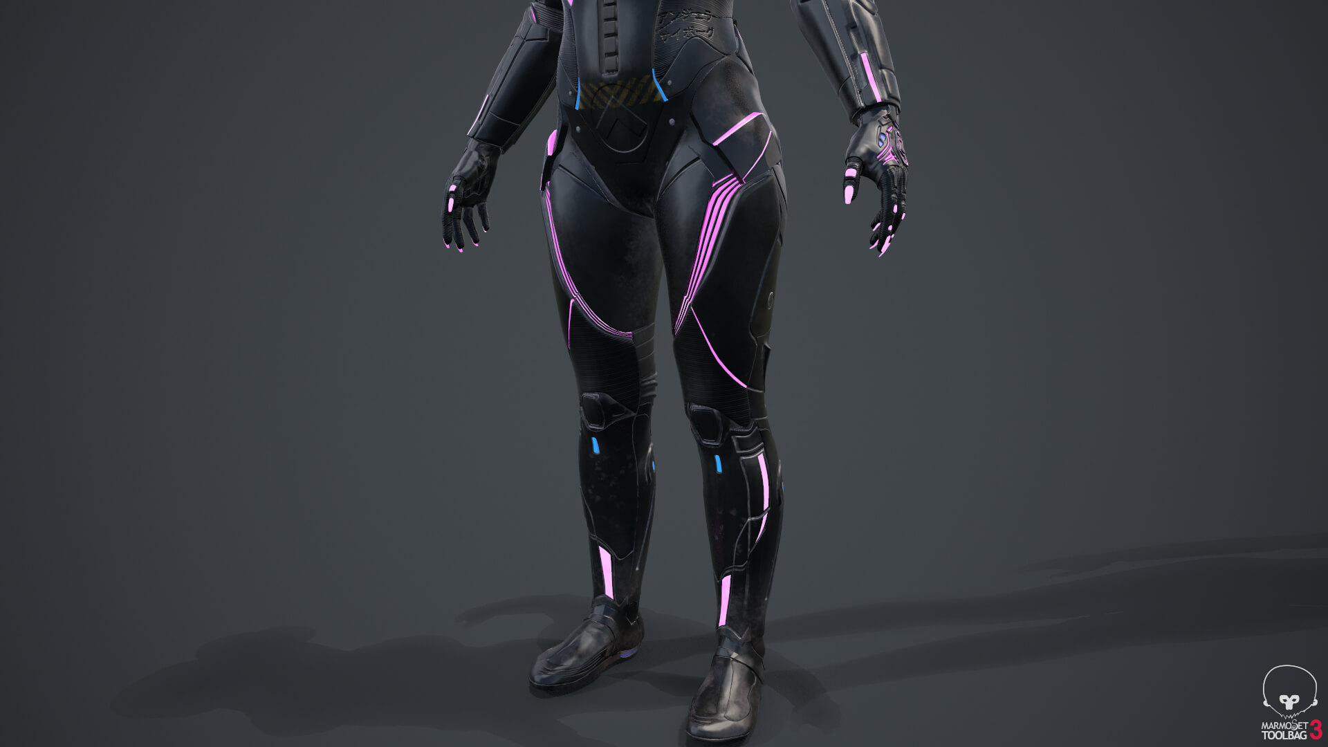 Cyborg Angel Asian 17 and 18 - 3D Model by Mak21