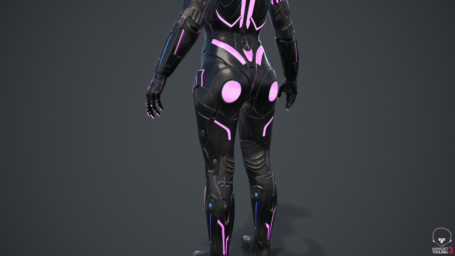 Cyborg Angel Asian 17 and 18 - 3D Model by Mak21