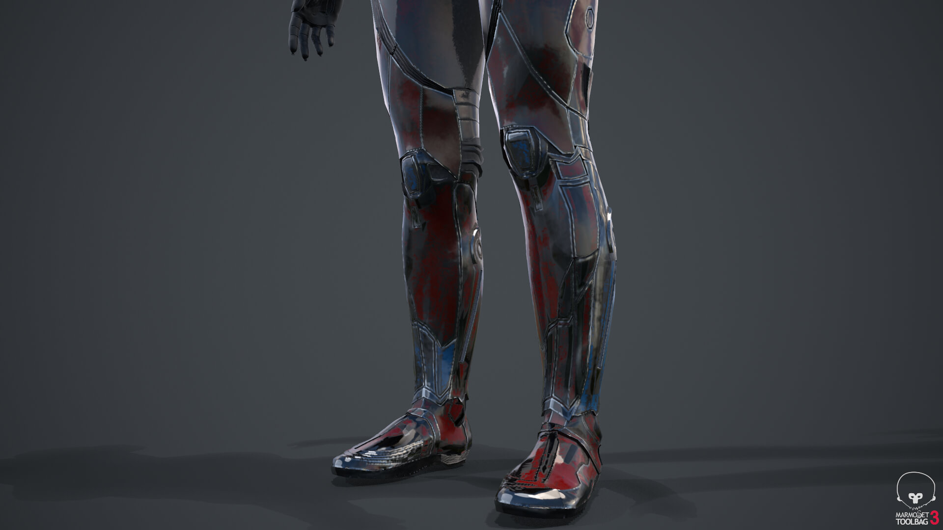 Cyborg Angel Asian Low Poly - 3D Model by Mak21