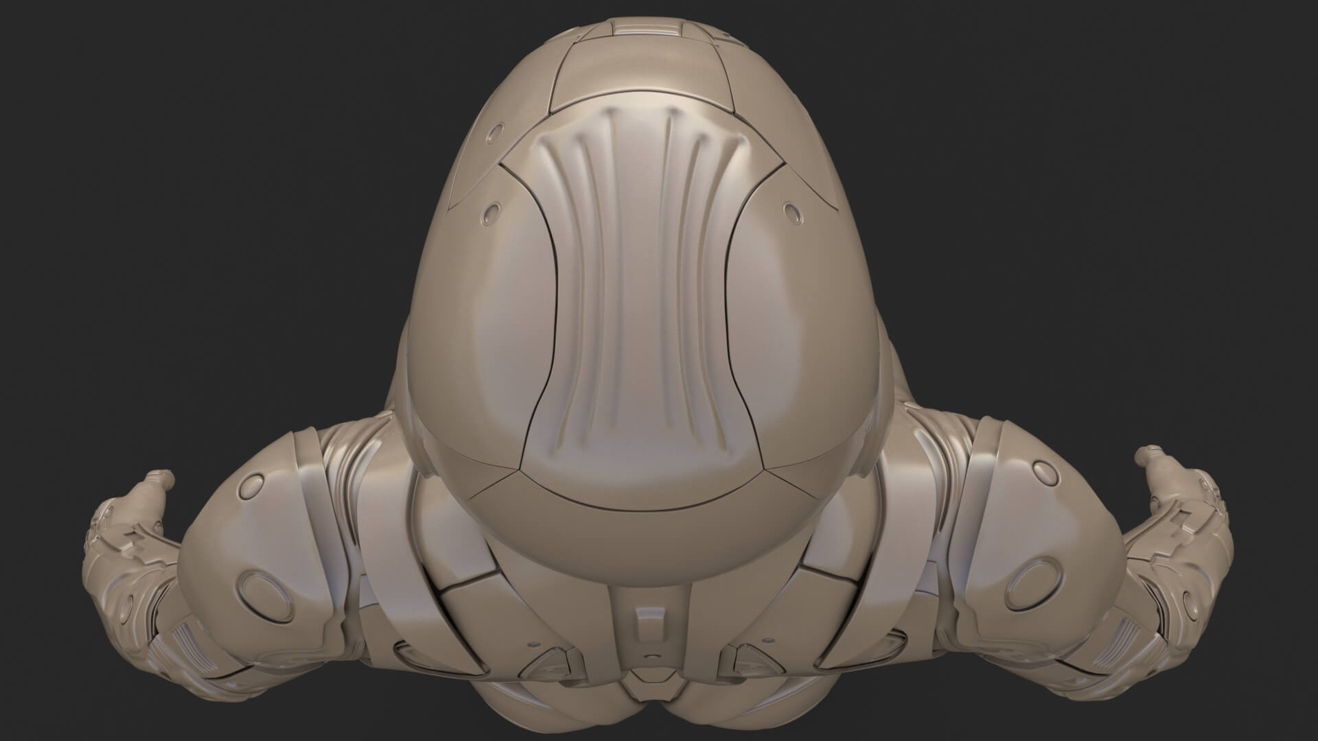 Cyborg Clay Low Poly AI - 3D Model by Mak21