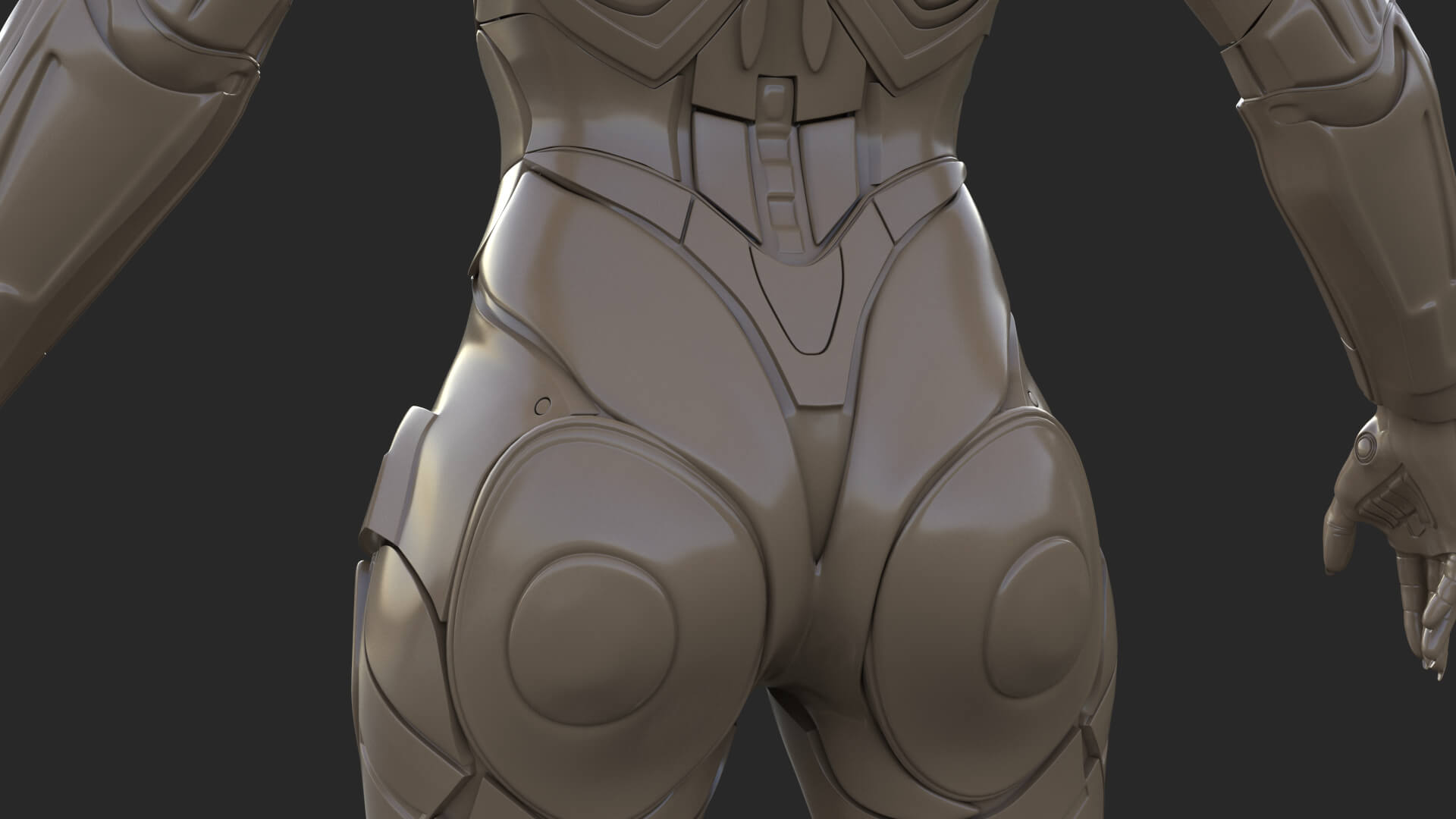 Cyborg Clay Low Poly AI - 3D Model by Mak21