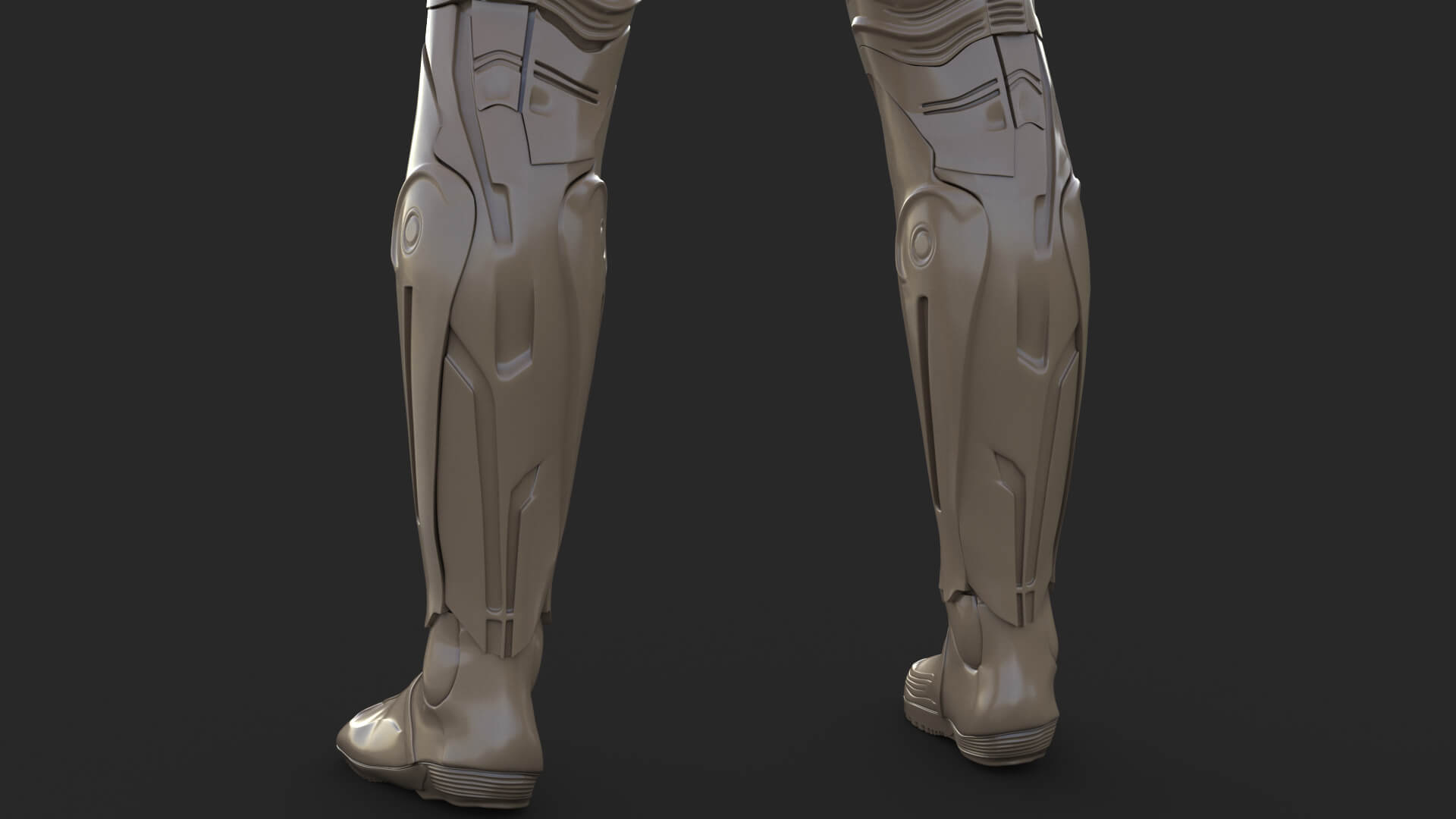 Cyborg Clay Low Poly AI - 3D Model by Mak21