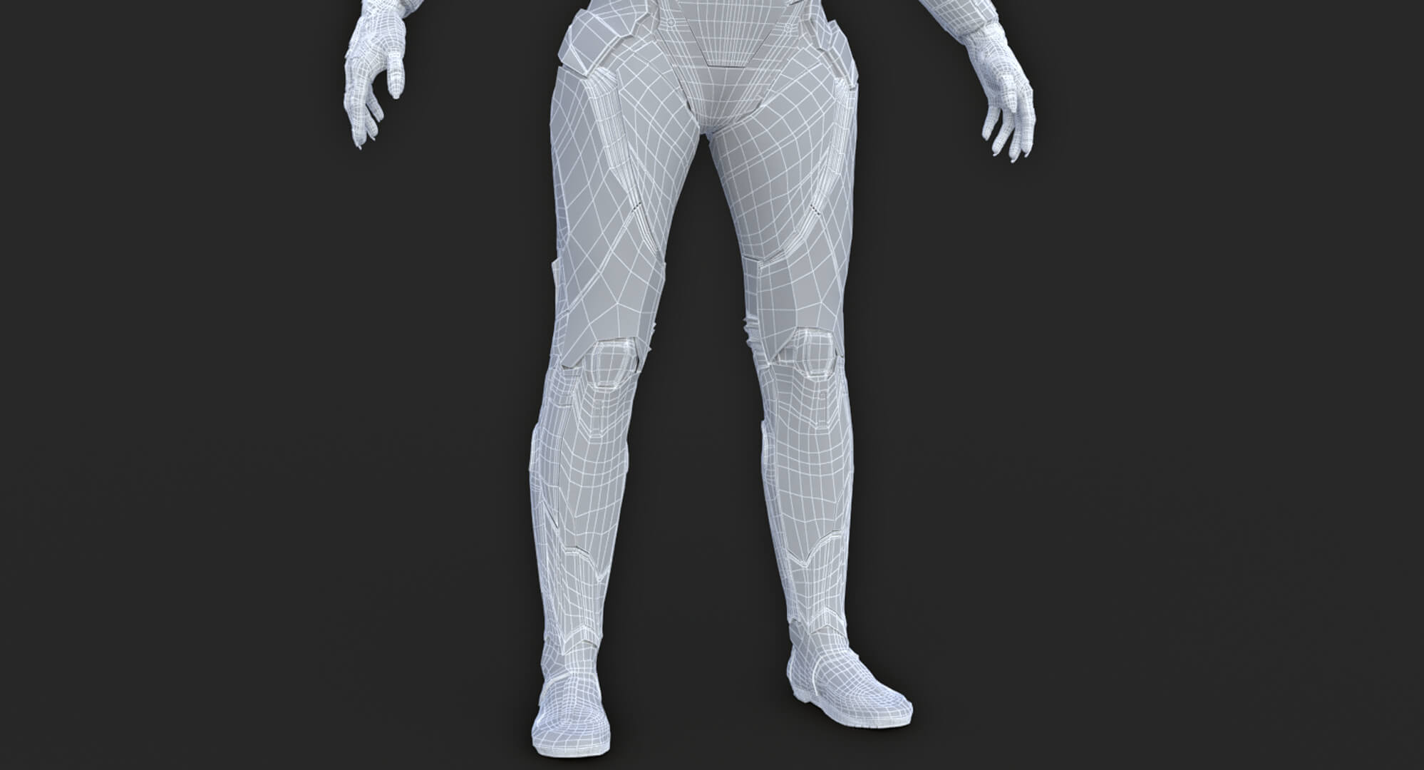 Cyborg Clay Low Poly AI - 3D Model by Mak21