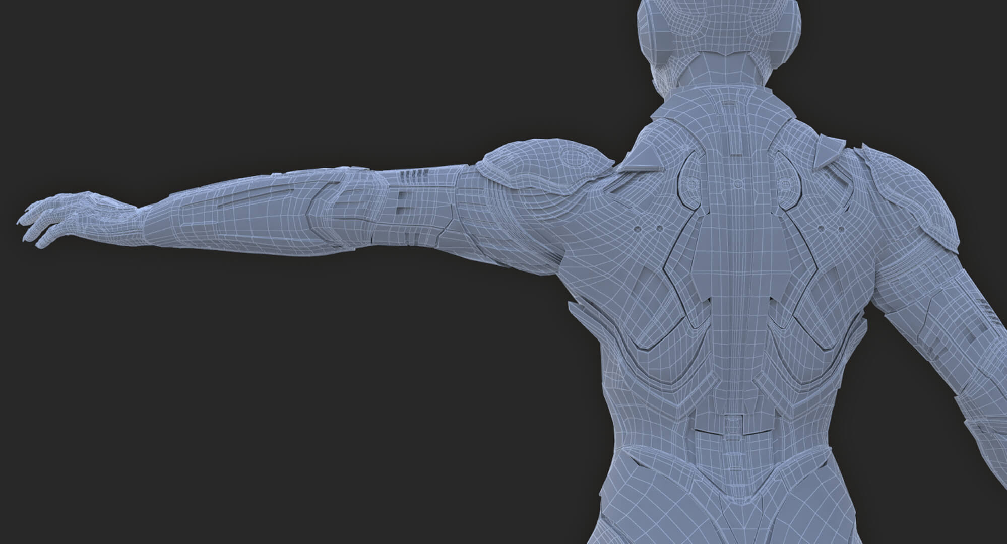 Cyborg Clay Low Poly AI - 3D Model by Mak21