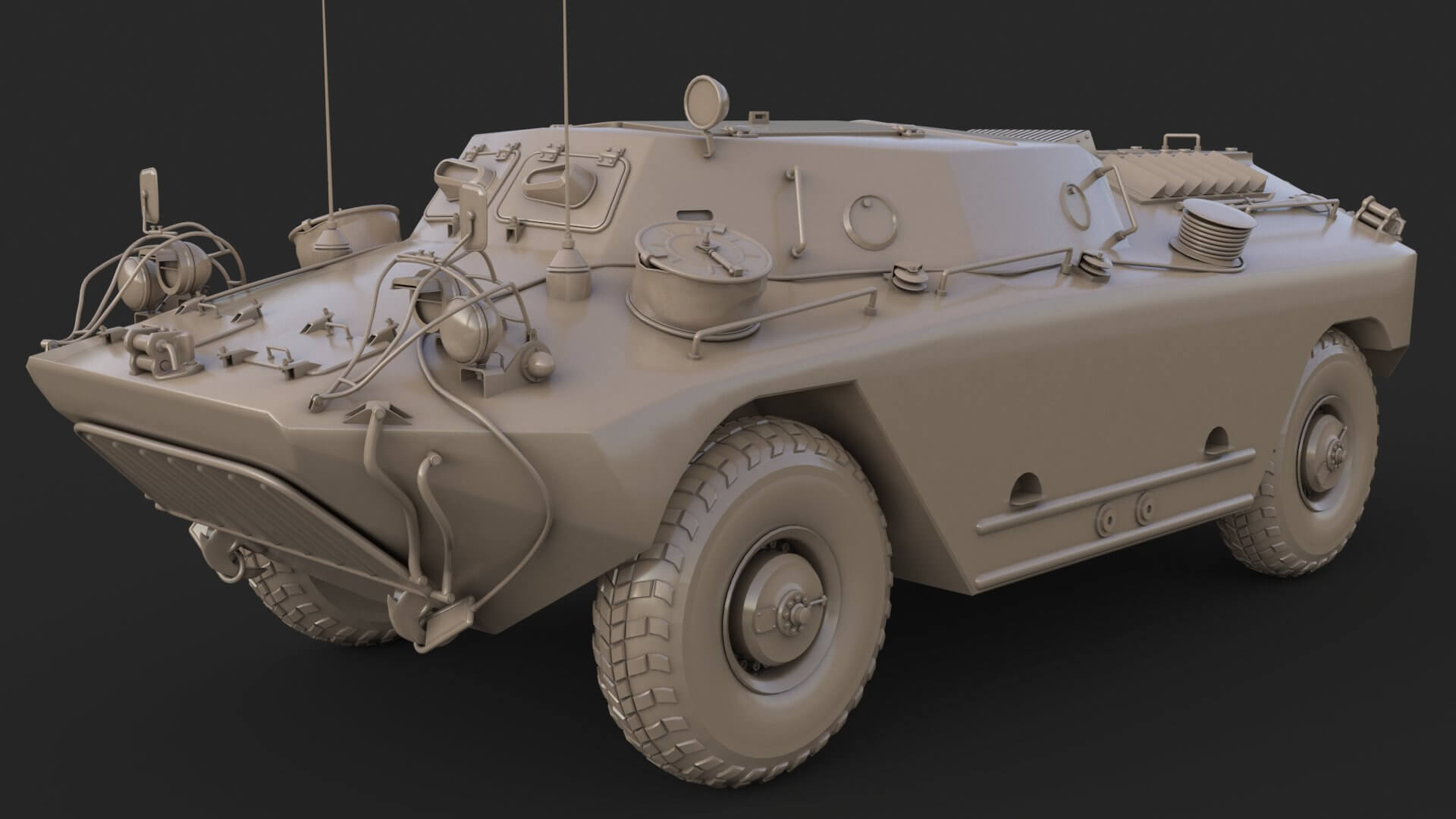 FUG OT 65 Clay V-Ray 3D Model by Mak21