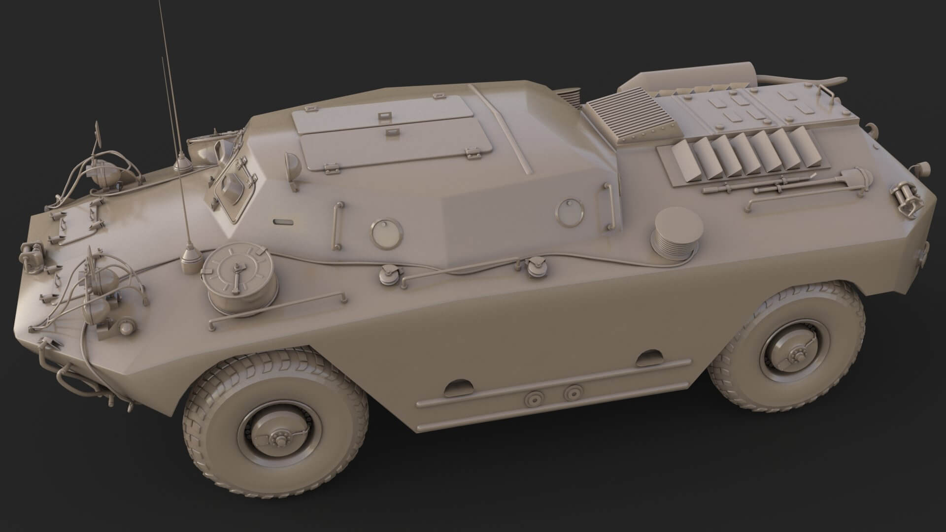 FUG OT 65 Clay V-Ray 3D Model by Mak21