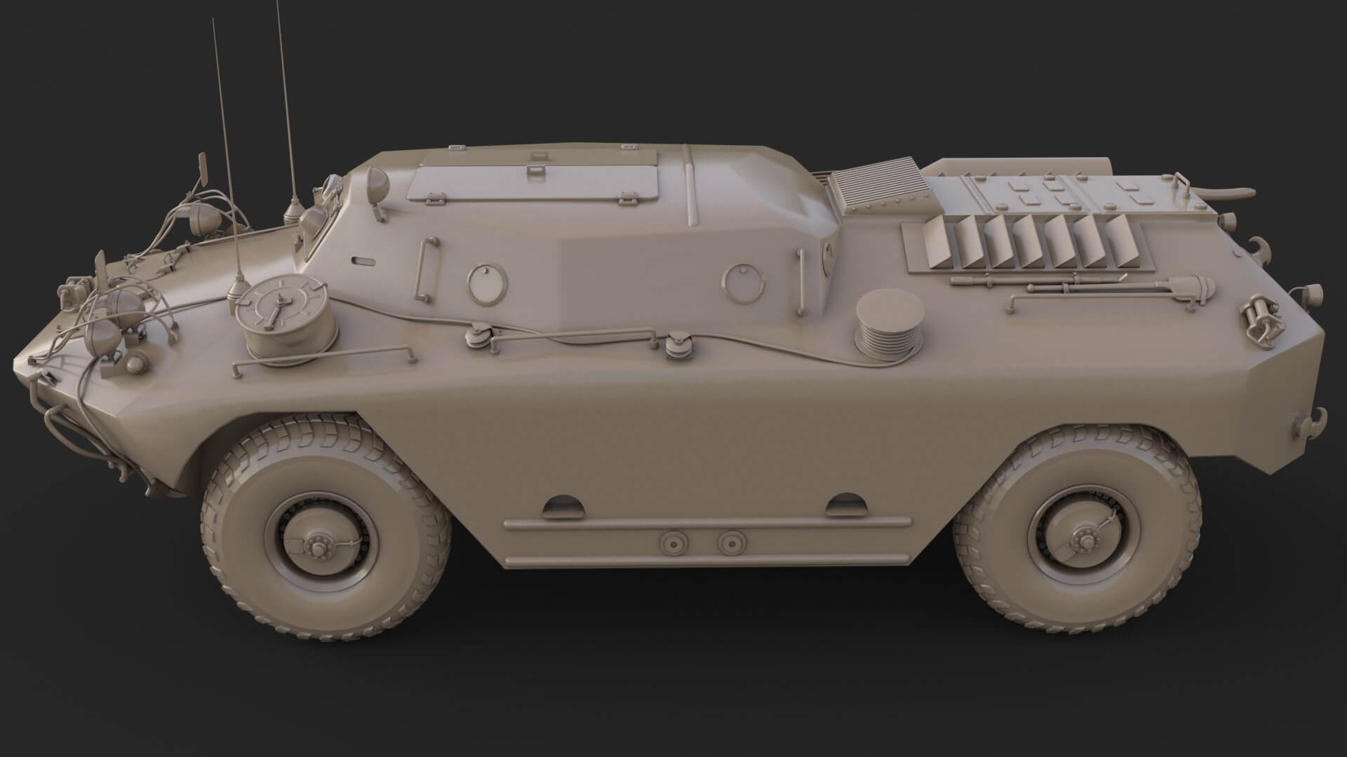 FUG OT 65 Clay V-Ray 3D Model by Mak21