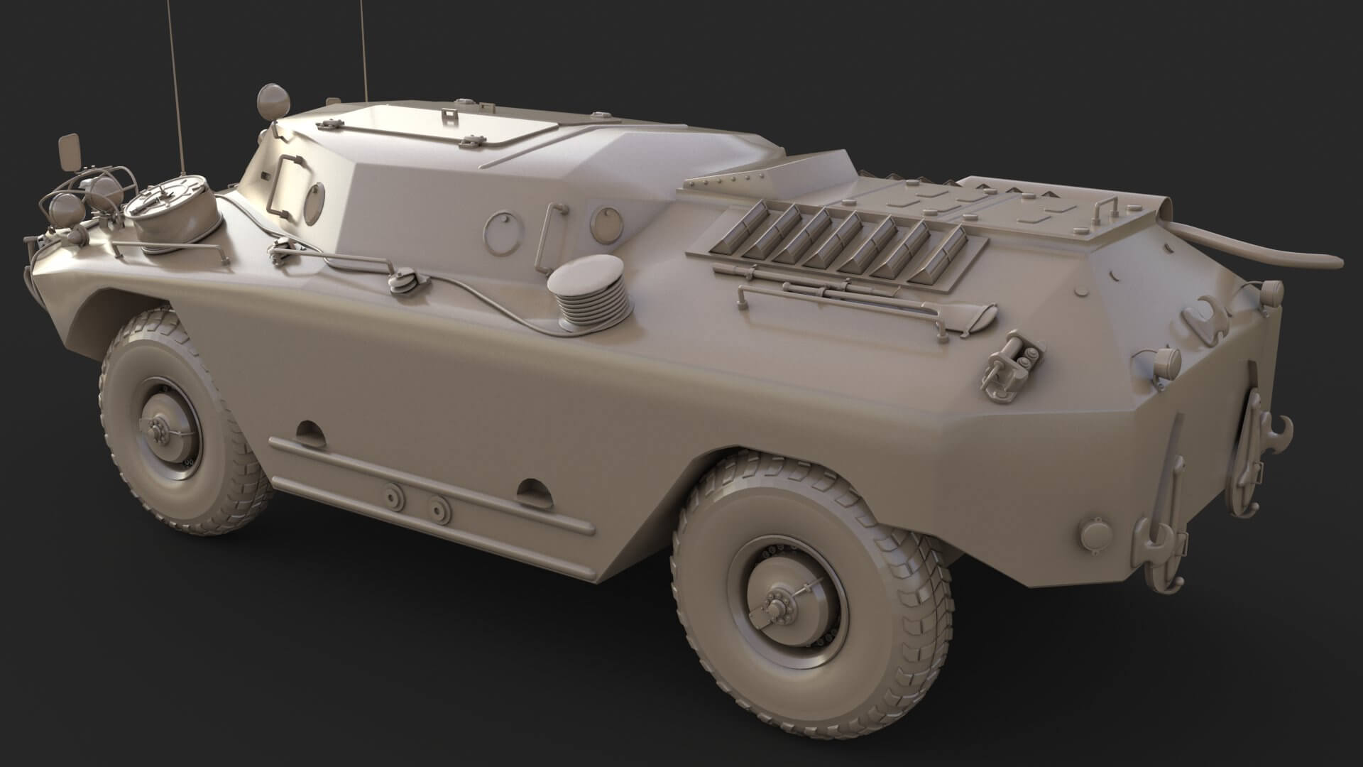 FUG OT 65 Clay V-Ray 3D Model by Mak21