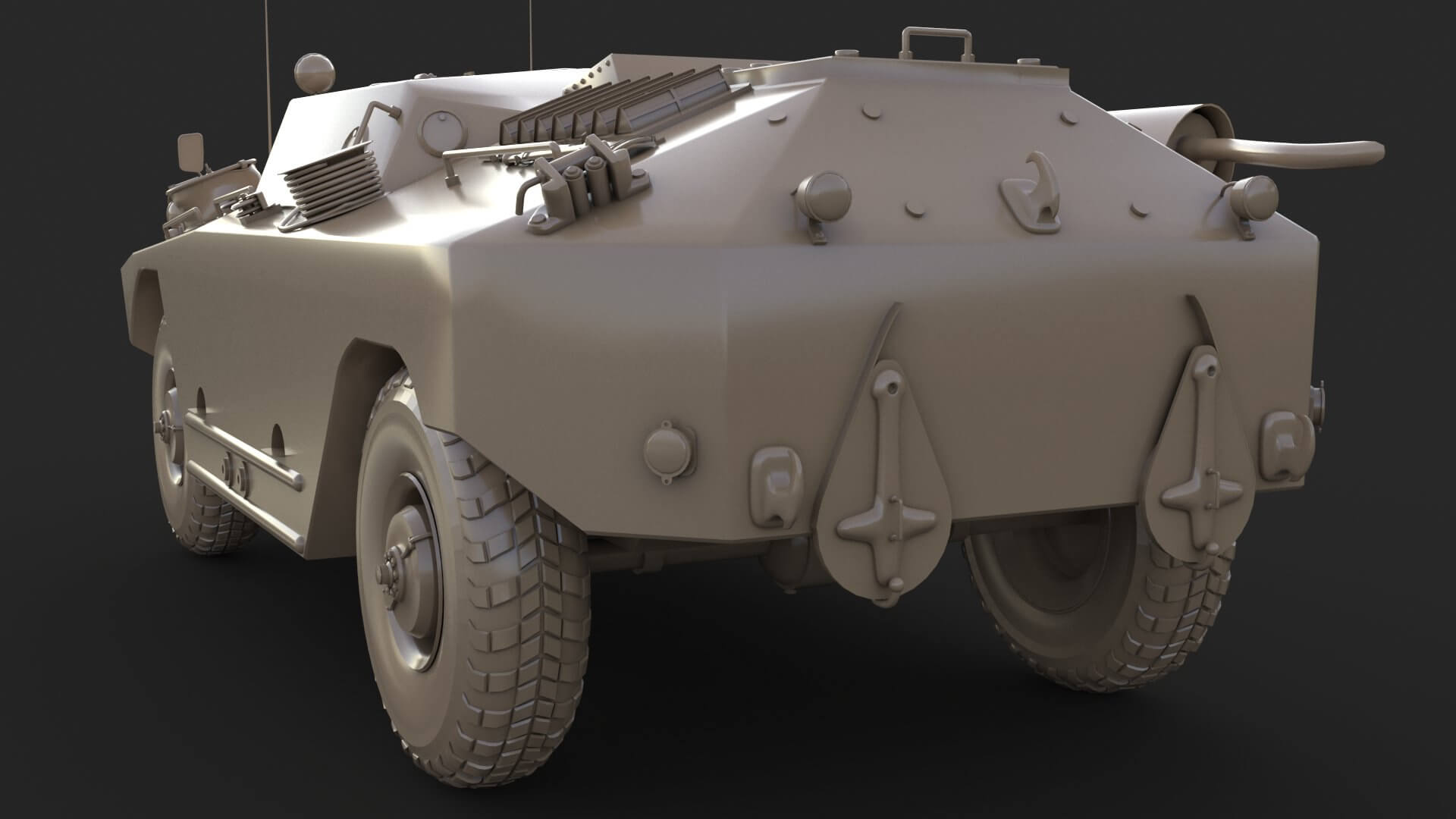 FUG OT 65 Clay V-Ray 3D Model by Mak21