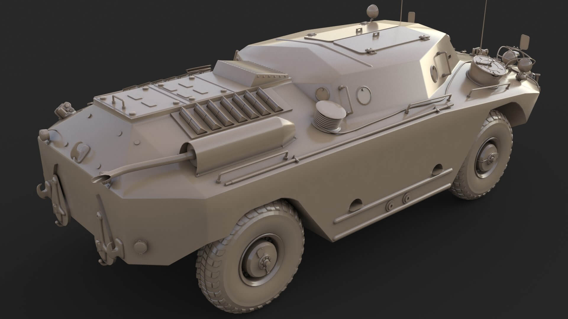 FUG OT 65 Clay V-Ray 3D Model by Mak21